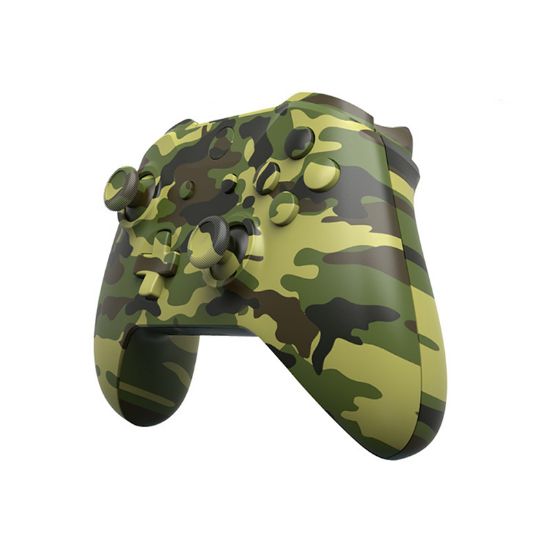 Customized Xbox One S Wireless Controller Green Camouflage Modded Edition - MeetIDEA