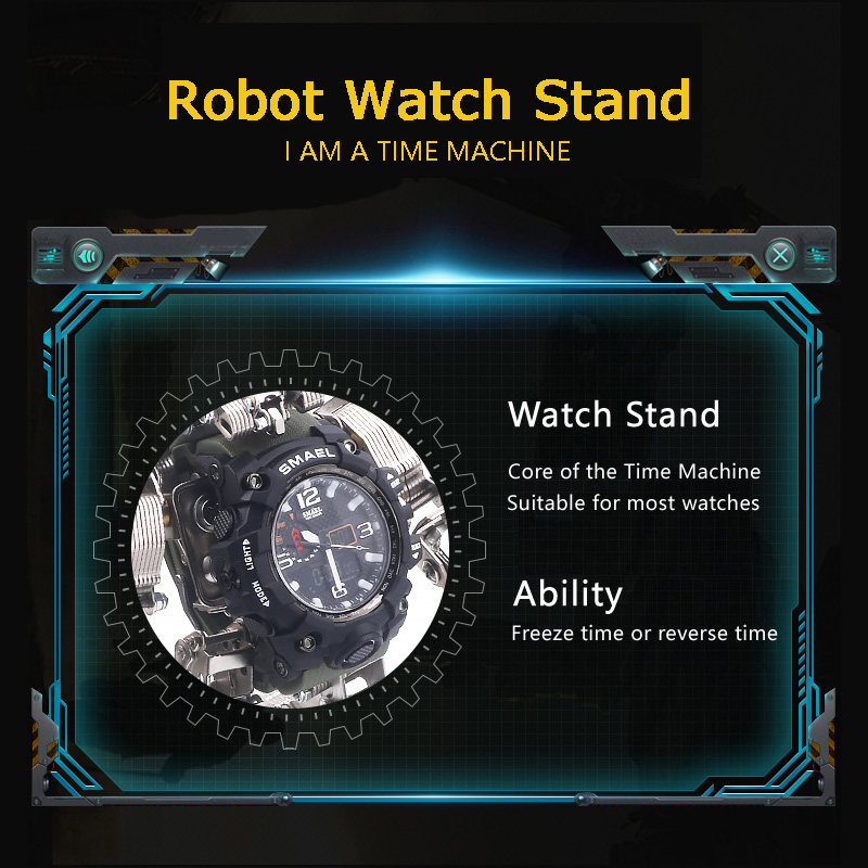 Robot Metal Building Toy Men's Watch Stand Construction Set - MeetIDEA