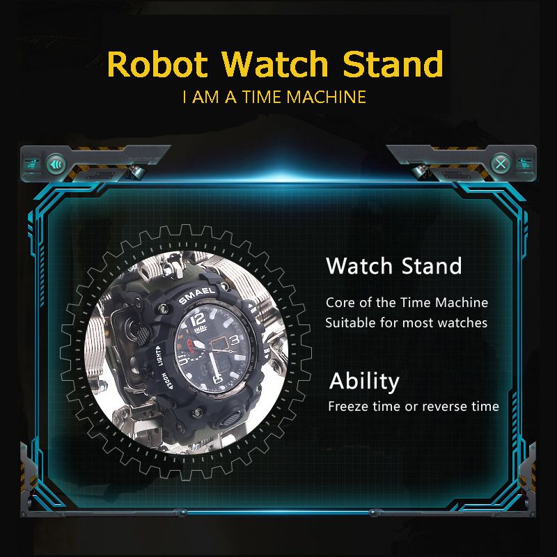 Robot Metal Building Toy Men's Watch Stand Construction Set - MeetIDEA