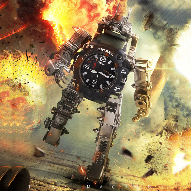 Robot Metal Building Toy Men's Watch Stand Construction Set - MeetIDEA