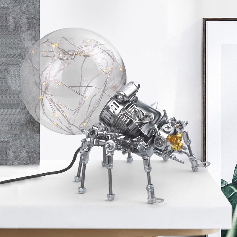 Mechanical Spider Night Light & Metal Building Toy - MeetIDEA