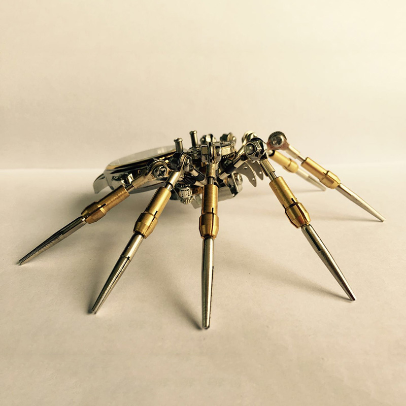 3D Metal Model Mechanical Spider Watch - MeetIDEA