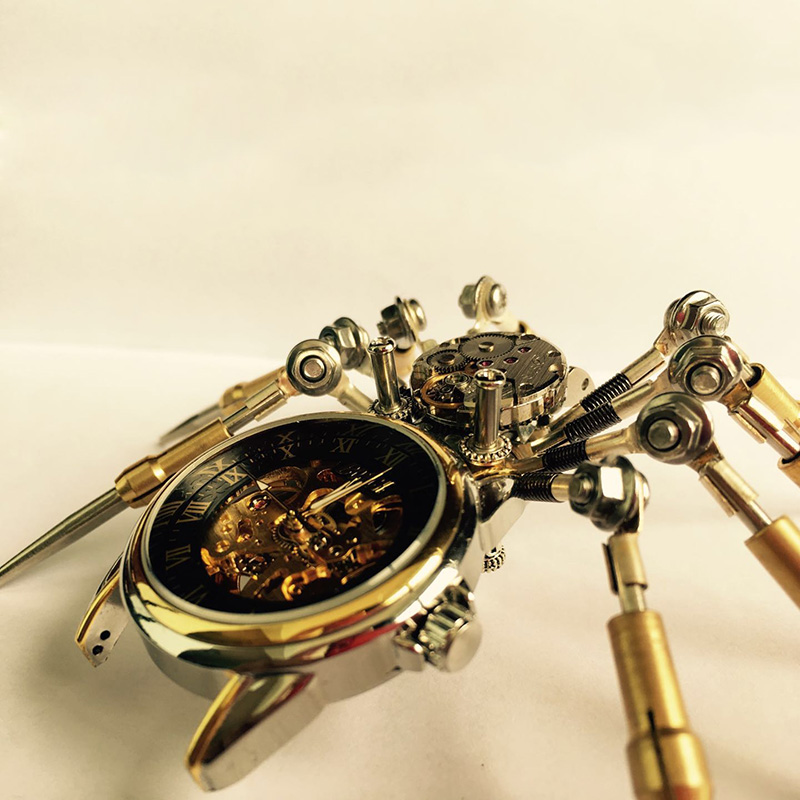 3D Metal Model Mechanical Spider Watch - MeetIDEA