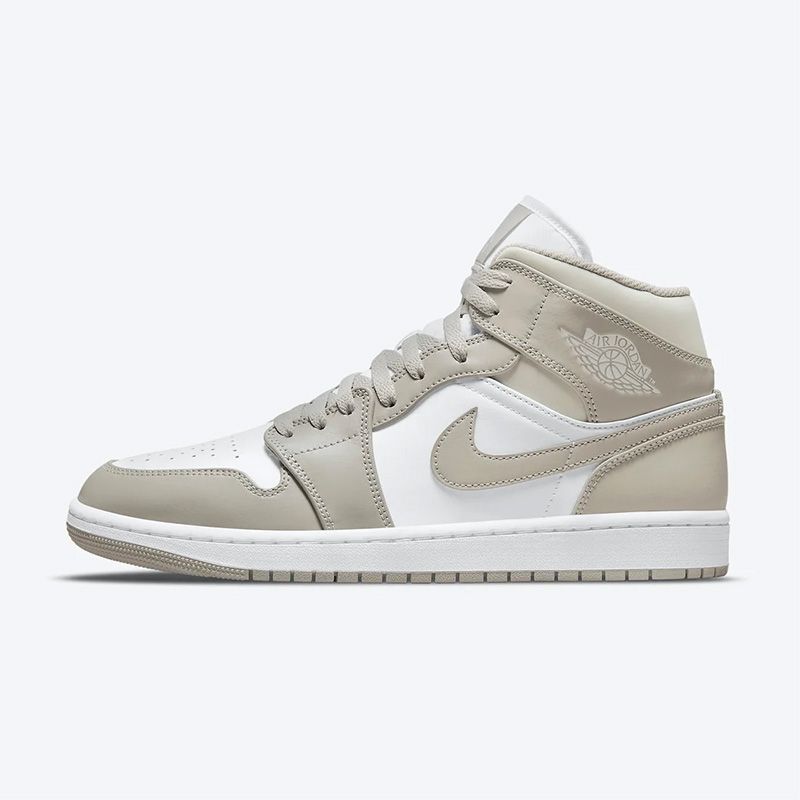 Air Jordan 1 Mid "Linen / College Grey" 554724-082 - MeetIDEA