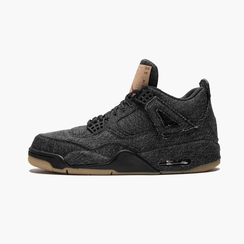 Levi's x Air Jordan 4 Retro "Black Denim" AO2571-001 - MeetIDEA