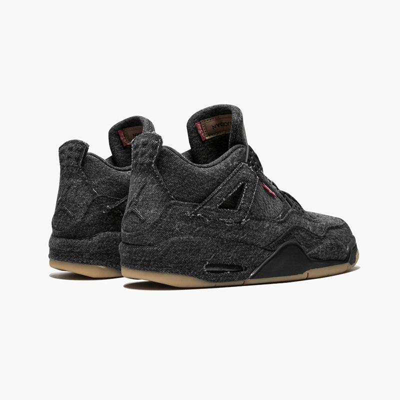 Levi's x Air Jordan 4 Retro "Black Denim" AO2571-001 - MeetIDEA