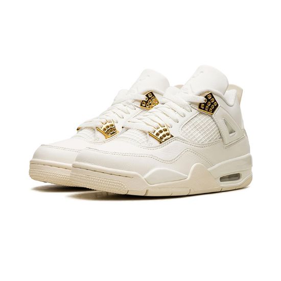 Women's Air Jordan 4 Retro "Metallic Gold" AQ9129-170 - MeetIDEA