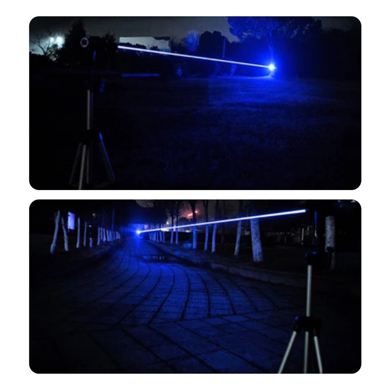 High-Power Handheld Burning Blue Laser Torch Military Grade Tactical ...