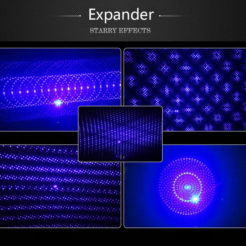 High-Power Handheld Burning Blue Laser Torch Military Grade Tactical ...